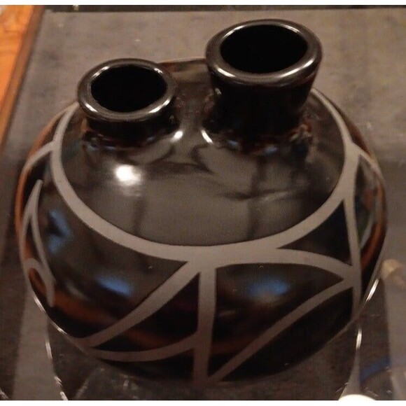 Garrett | Art | Rare Vintage George Georgene Garrett Black Sothwestern ...